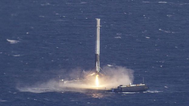 Success for SpaceX 're-usable rocket' - BBC News