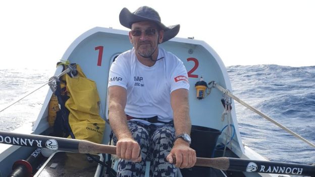 Childhood friends from Dorset in Pacific rowing challenge - BBC News