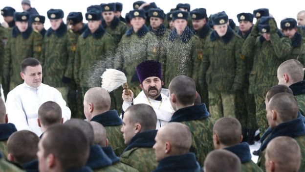 In pictures: Orthodox Christians celebrate Christmas - BBC News
