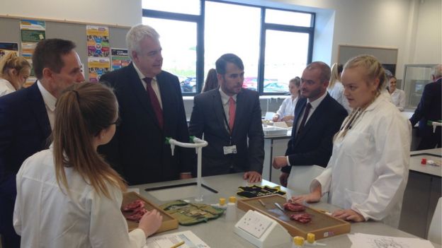 Deeside's £14m sixth form college opens its doors - BBC News