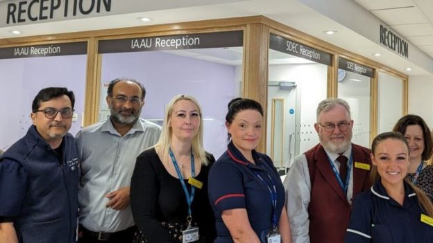 Scunthorpe General Hospital opens £7.2m emergency care units - BBC News