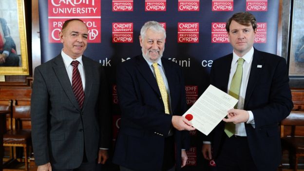 Cardiff University chemistry professor's royal title - BBC News