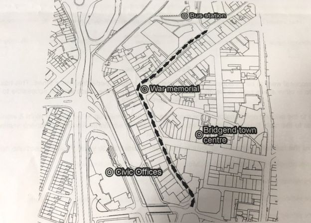 Bridgend centre traffic plan to boost trade and access - BBC News