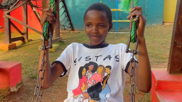 Ugandan teenage cancer patient: How a bed saved my life - BBC News