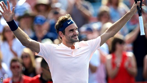 Rogers Cup: Roger Federer beats Roberto Bautista Agut in Montreal - BBC ...
