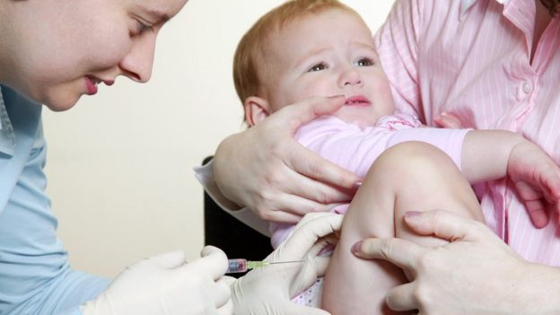 Childhood MMR vaccination rates fall - BBC News