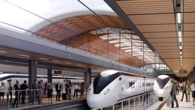 HS2 rail project work begins with pledge of 22,000 jobs - BBC News