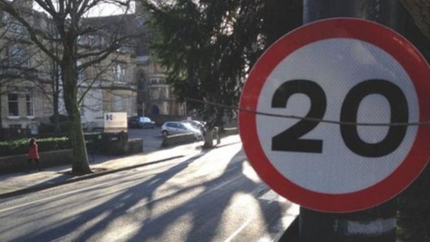 Central London 20mph speed limit introduced - BBC News