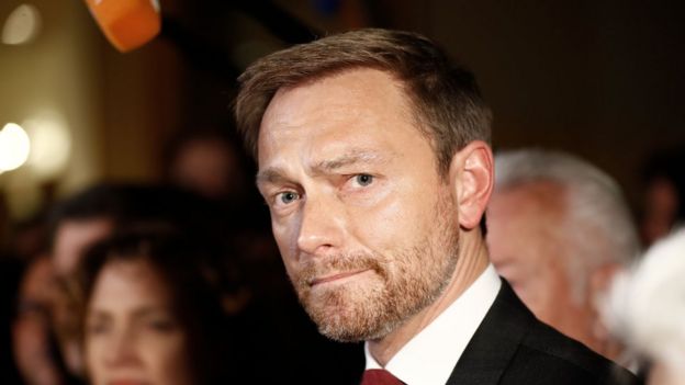 Germany's Merkel suffers blow as FDP pulls out of coalition talks - BBC ...