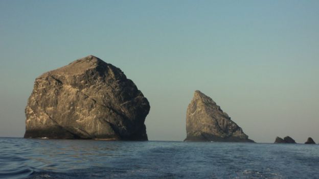 High rises: Climbing the UK's highest sea stacks - BBC News