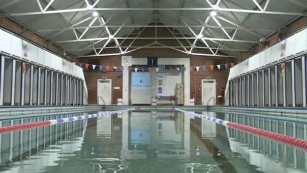 Arthur Hill swimming pool to be turned into key worker flats - BBC News