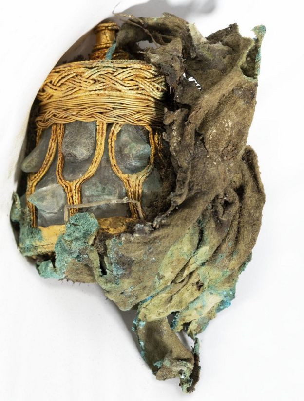 Mystery bishop's name found on Viking-age hoard jar - BBC News