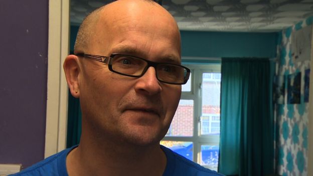 In the mind: Growing up with 'not a normal dad' - BBC News