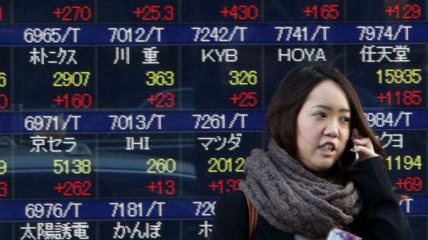 Asian stocks slide after big losses on Wall Street - BBC News