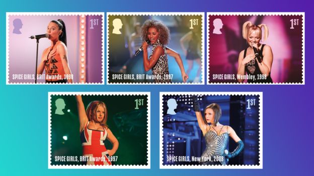 Spice Girls stamps series released by Royal Mail - BBC Newsround