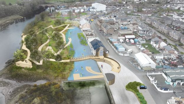 Multi-million pound Annan harbour makeover plans unveiled - BBC News
