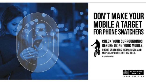 Anti-crime poster with cartoon cat 'less frightening' - BBC News