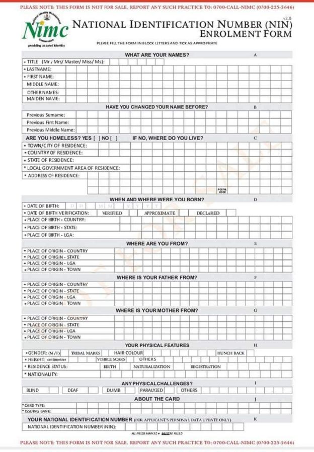NIMC registration portal: NIMC registration form and how to check ...