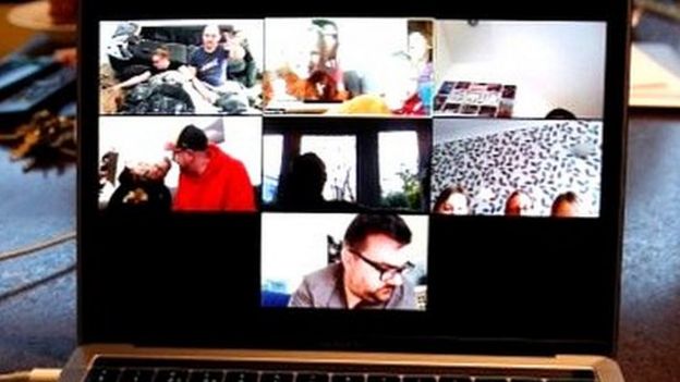 Zoom tackles hackers with new security measures - BBC News