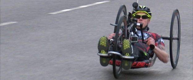 Dan Metcalfe-Hall: Paralysis no barrier to handcyclist's dreams - BBC Sport