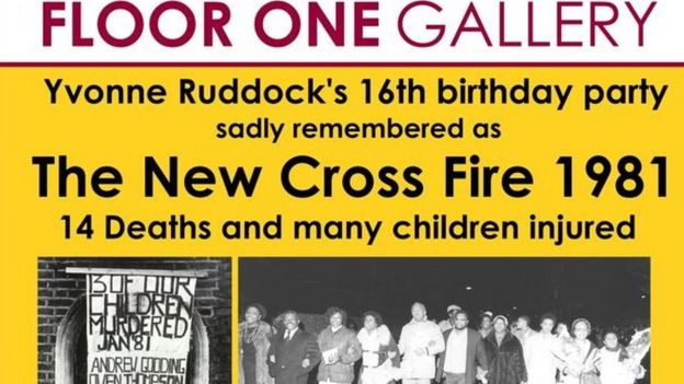 Rugby exhibition marks New Cross fire 42nd anniversary - BBC News