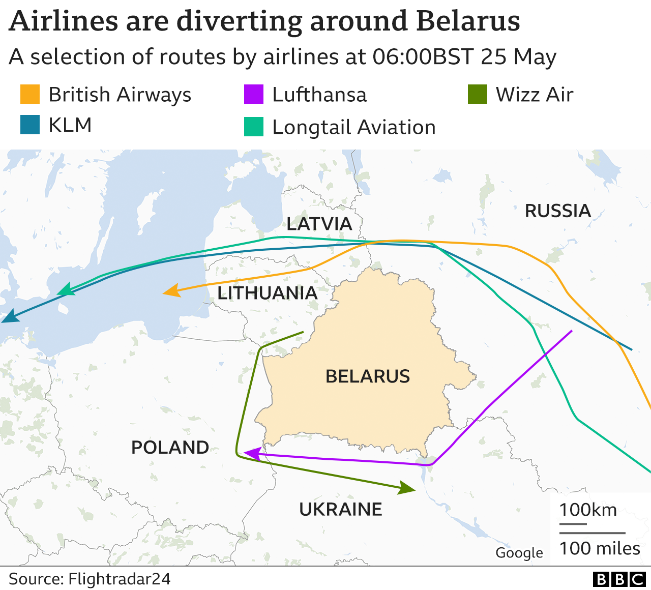 Belarus plane: What impact could tougher action against Belarus have ...