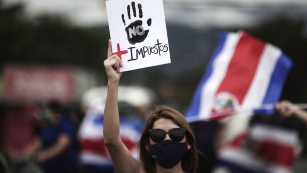 Las protestas que sacuden Costa Rica, el país ejemplo de estabilidad en ...