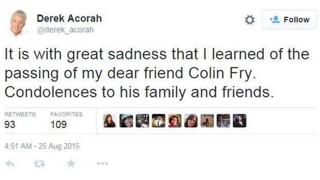 TV medium Colin Fry dies aged 53 - BBC News