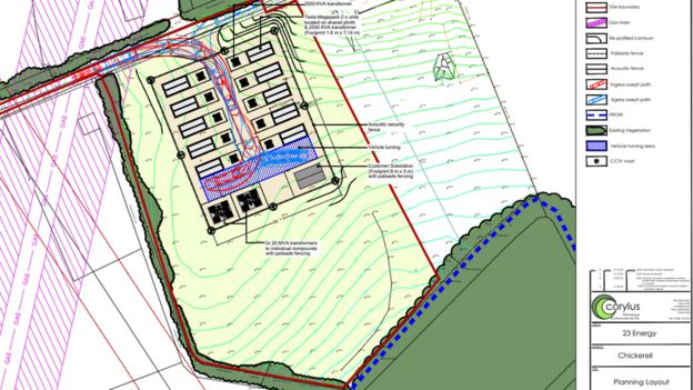 Chickerell battery storage plan recommended for approval - BBC News