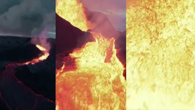 Norfolk by night: Drone captures spectacular festive colour - BBC News