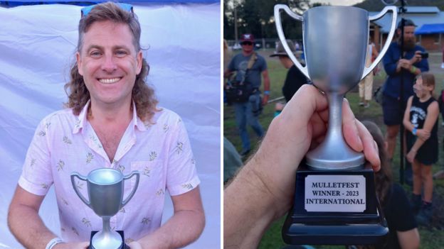 World Mullet Championships: Army doctor wins in Australia - BBC News