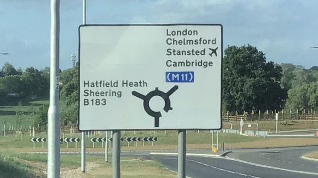 New M11 junction hopes to reduce Harlow congestion - BBC News