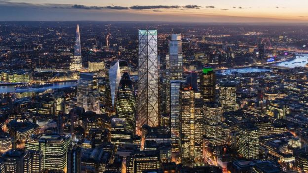 City of London: Skyscraper as tall as The Shard planned - BBC News