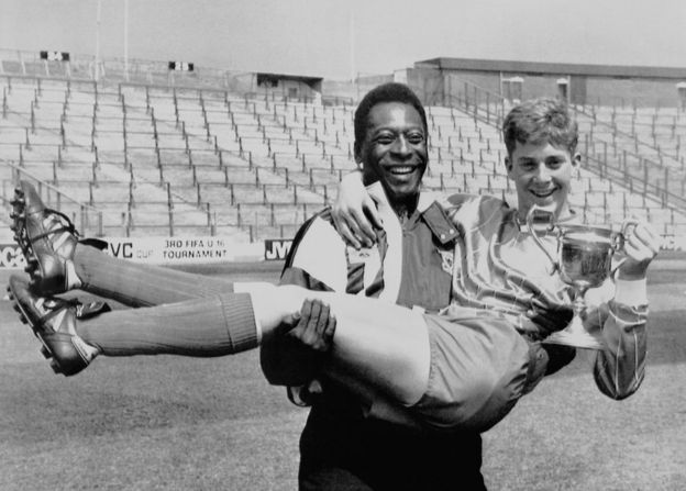 In pictures: When Pele played in Scotland - BBC News