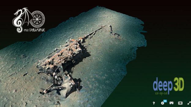 First echosound image of Scapa Flow battleship wreck - BBC News