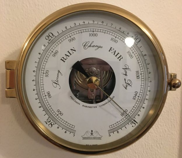 Barometric pressure in London 'highest in 300 years' at least - BBC News