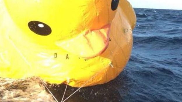 Daphne the duck: Giant inflatable found off Perth after Australian ...