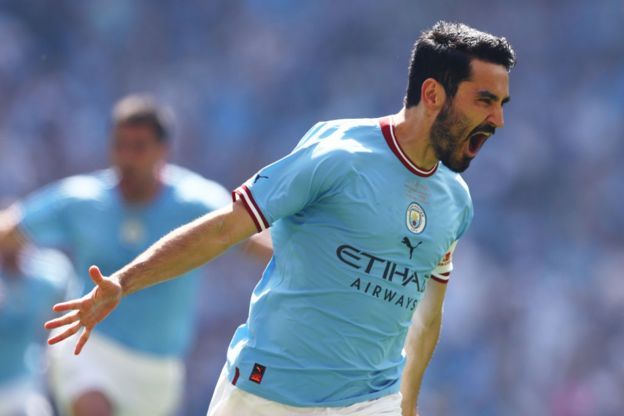 Gundogan scores fastest FA Cup final goal - BBC Sport