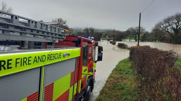 Numerous flood-water rescues spark warning across Dorset - BBC News