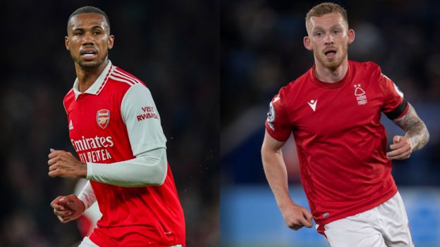 A﻿rsenal v Nottingham Forest: Team news - BBC Sport