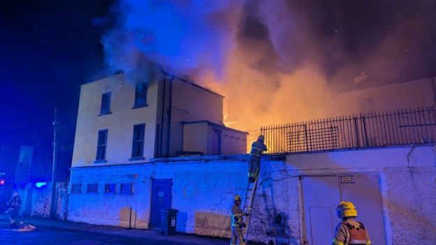 Dublin: Fire at Shipwright building being investigated - BBC News