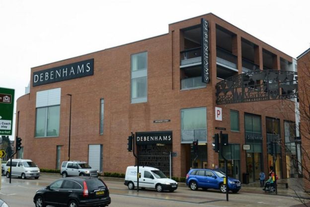 Online retailer moves into Hereford Old Market's Debenhams store - BBC News
