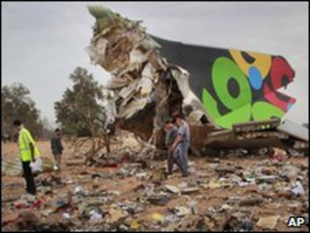 Libya plane crash 'not technical fault' - BBC News