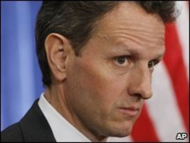 US economy still in difficulty, says Geithner - BBC News