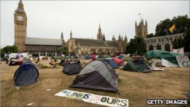 Parliament Square protesters lose eviction appeal - BBC News