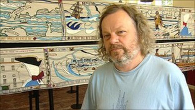 Bonnie prince sewn up in tapestry - BBC News