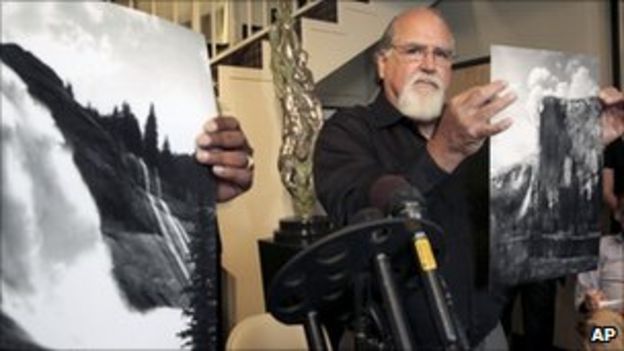 Painter 'finds' lost Ansel Adams negatives - BBC News
