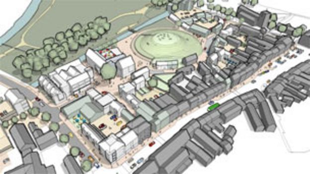 Consultation on Towcester town centre plans - BBC News