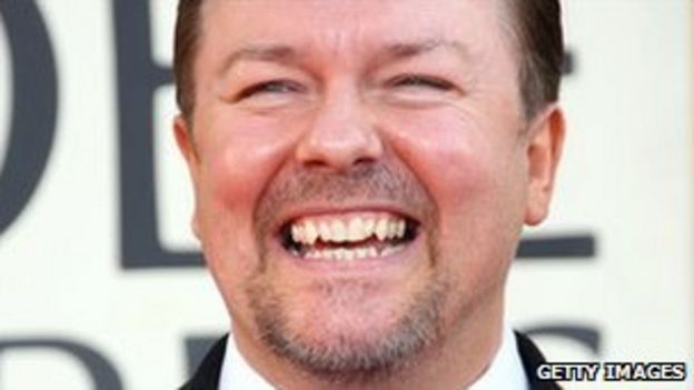 Ricky Gervais to revisit Simpsons - BBC News