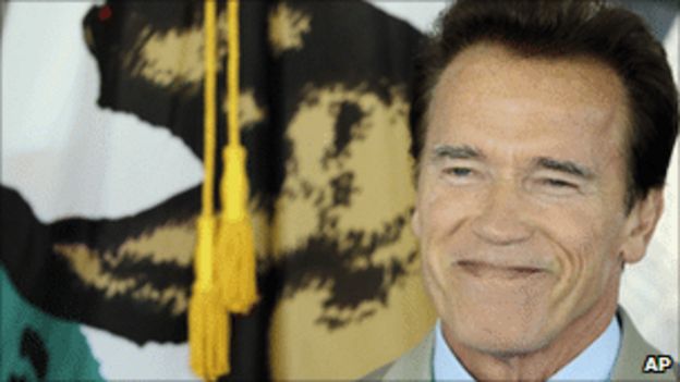 Schwarzenegger Calls For Same Sex Weddings To Resume Bbc News